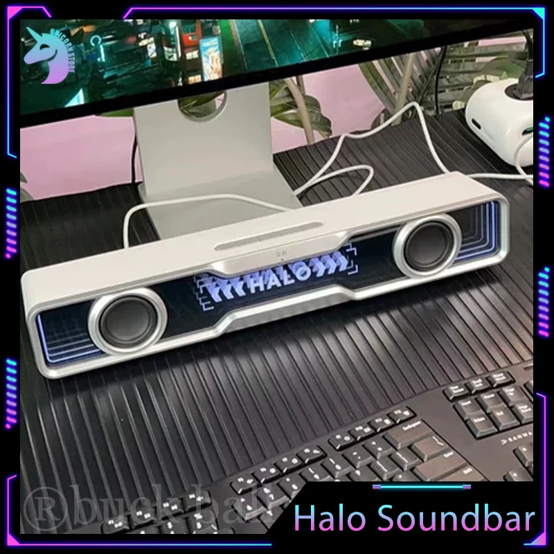 Halo-Soundbar-Altavoz-Bluetooth-inal-mbrico-Altavoces-de-2-modos-Audio ...