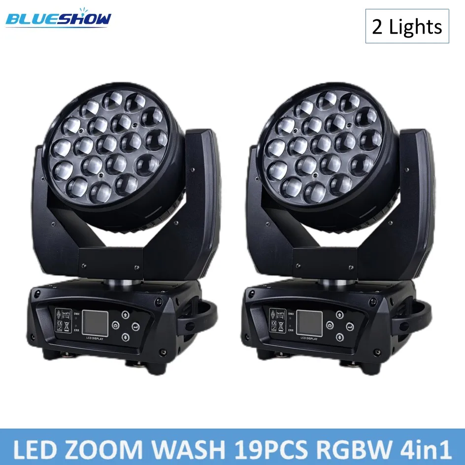 2pcs-Zoom-Lyre-Wash-Dmx512-19X15W-Led-Wash-Zoom-Rgbw-Moving-Head-Light ...