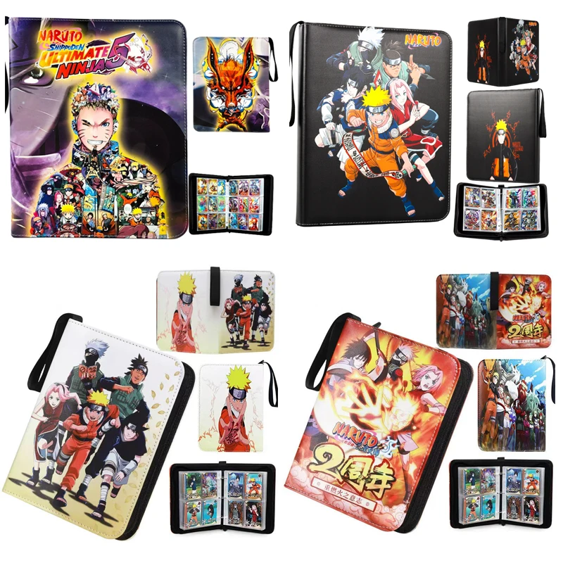 Naruto-Card-Book-Collection-Cards-Box-Anime-Characters-Bronzing-Process ...