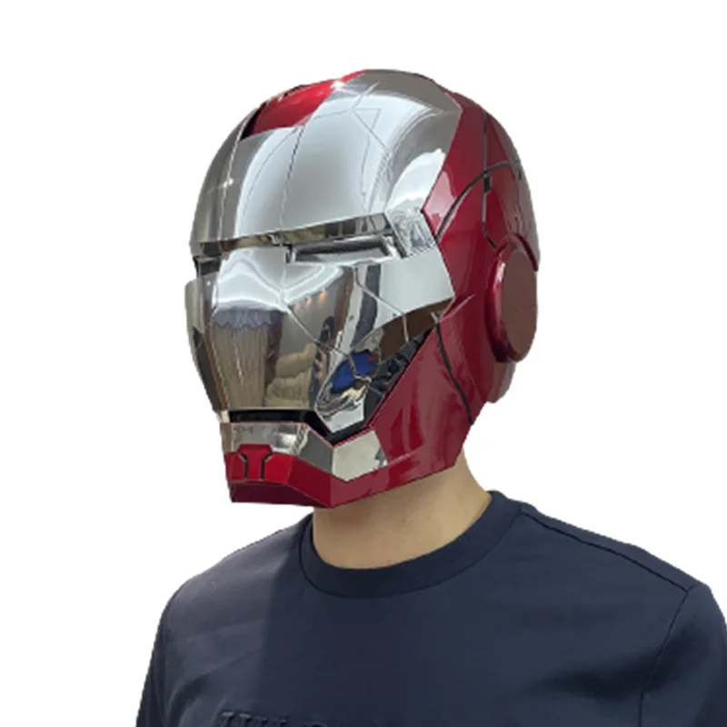 Iron Man Mk5 1/1 Electric Helmet Cosplay English Voice Control Led Eyes ...