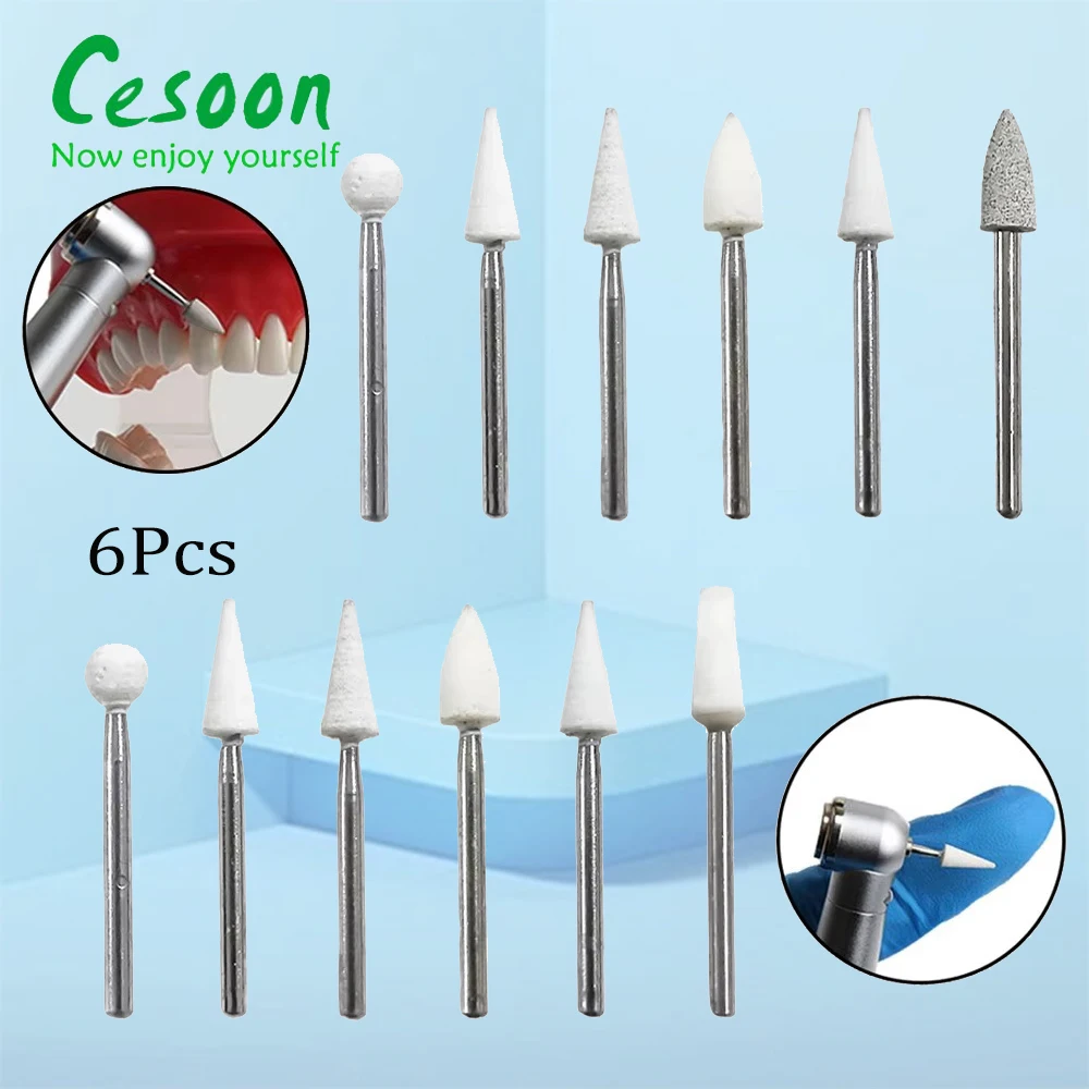 1 Set Dental White Stone Polishing Polisher White Sandstone Grinding ...