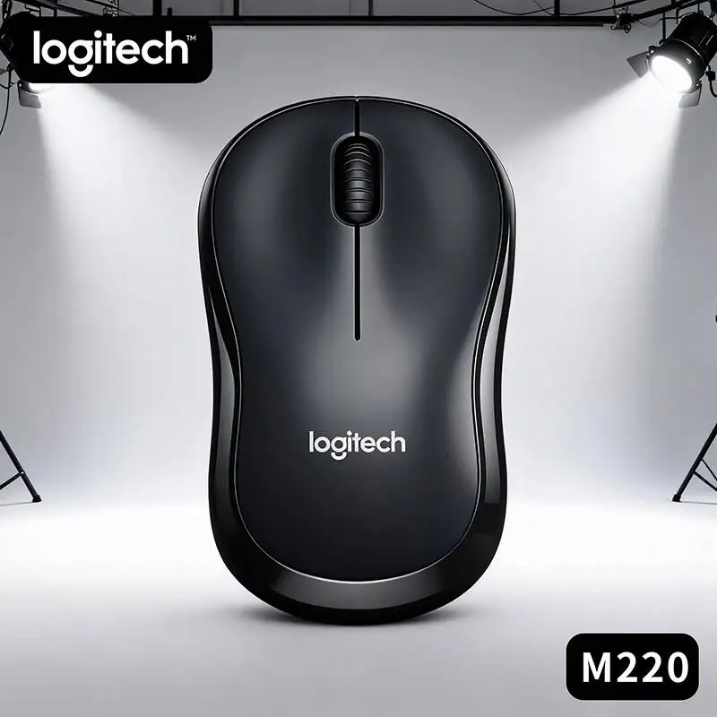 Logitech M220 Wireless Silent Mouse 2.4G Connection for PC Mac Desktop ...