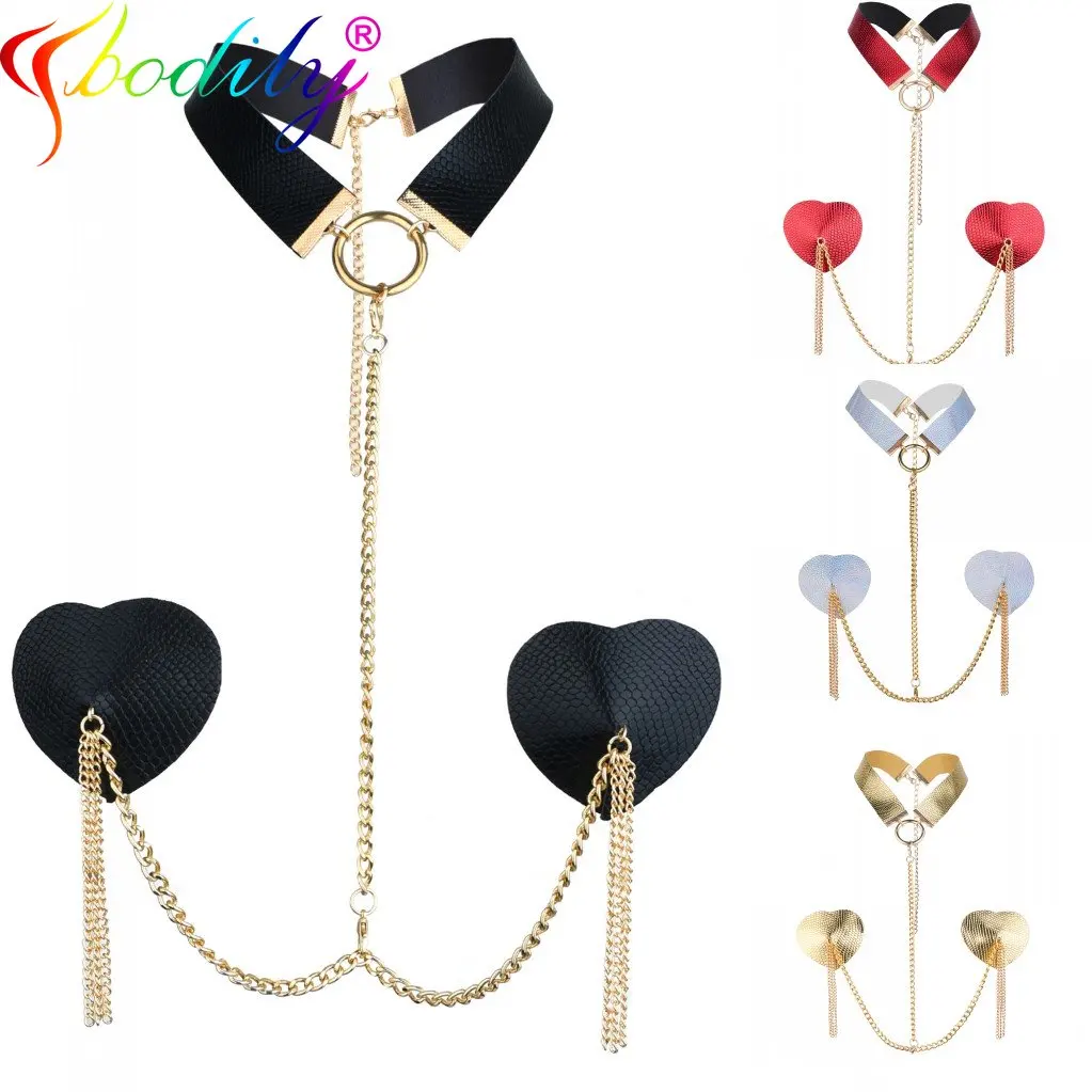 JOLinked-Tour-de-cou-en-m-tal-avec-couvercle-pour-femme-Bondage-Choker ...