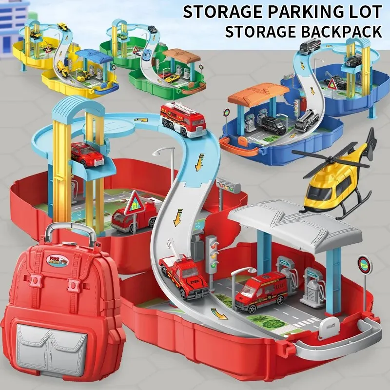 2-in-1-Backpack-DIY-Vehicle-Strong-Construction-and-Parking-Lot-Alloy ...