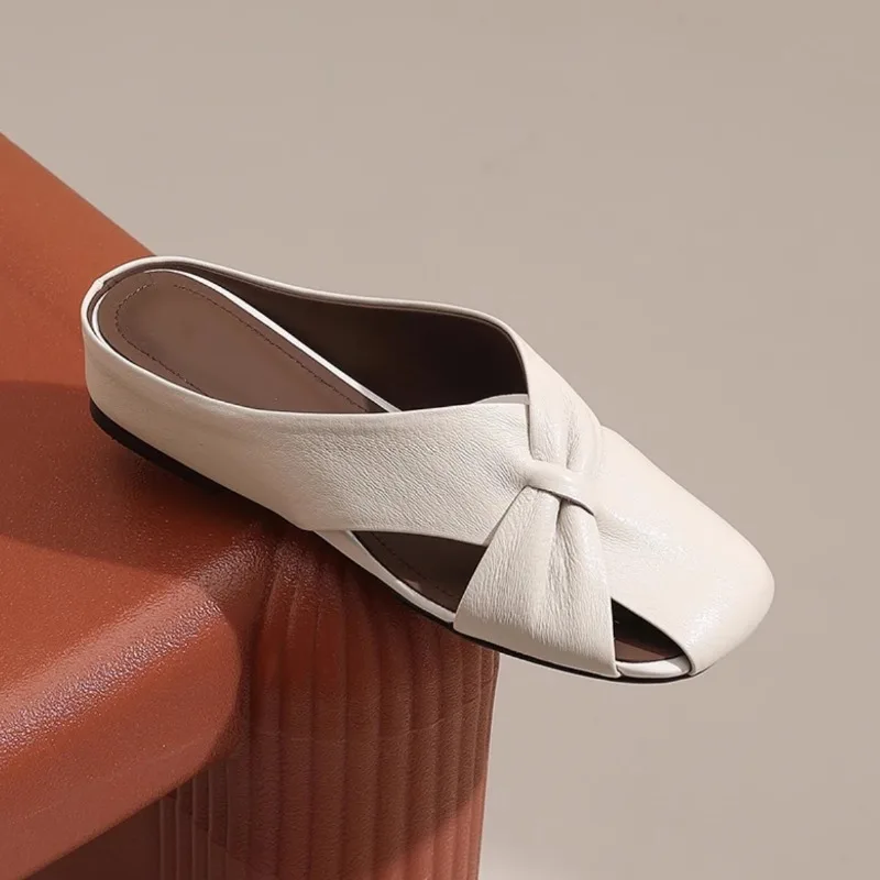 New Anti-slip Summer Women Slippers Soft-soled Square Toe Square Toe ...