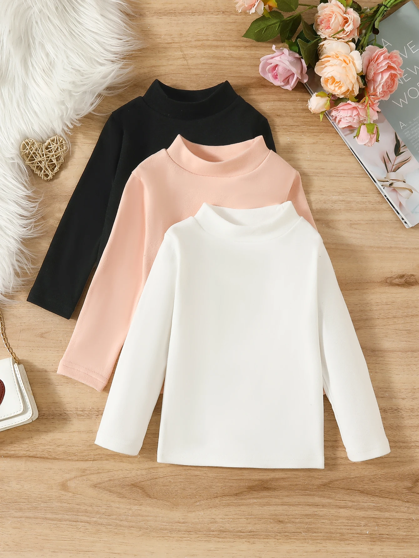 Pure-color-girls-undergarment-warm-winter-wearing-a-slim-fit-girls ...