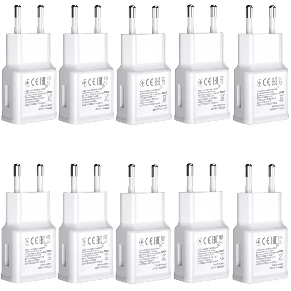 10pcs-5V-2A-EU-US-Usb-Plug-Wall-Travel-Charger-Adapter-For-Samsung-S9 ...