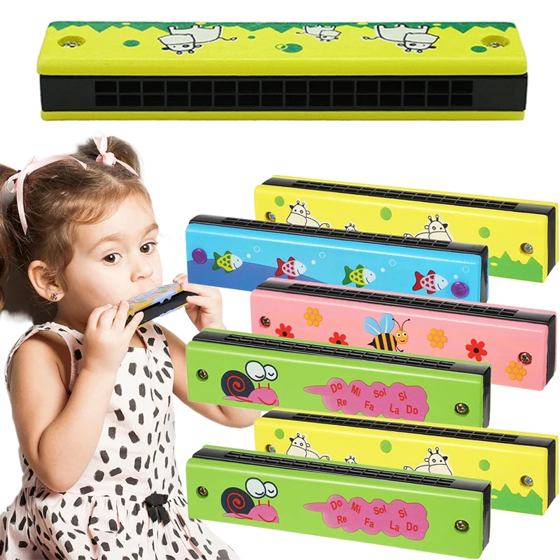 Wooden Harmonica Children Day Gift Birthday Party Favors Cartoon ...