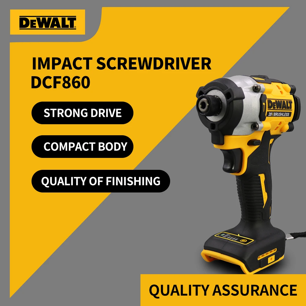 Dewalt-DCF860-Cordless-Compact-Drill-Driver-Brushless-Electric-Drill ...