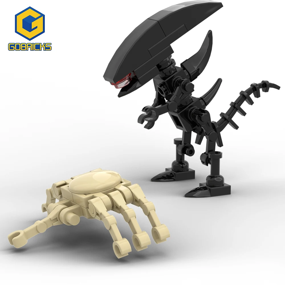 Moc-Alien-And-Face-Hugger-Building-Blocks-modelo-Parasitoid-DIY-Bricks ...