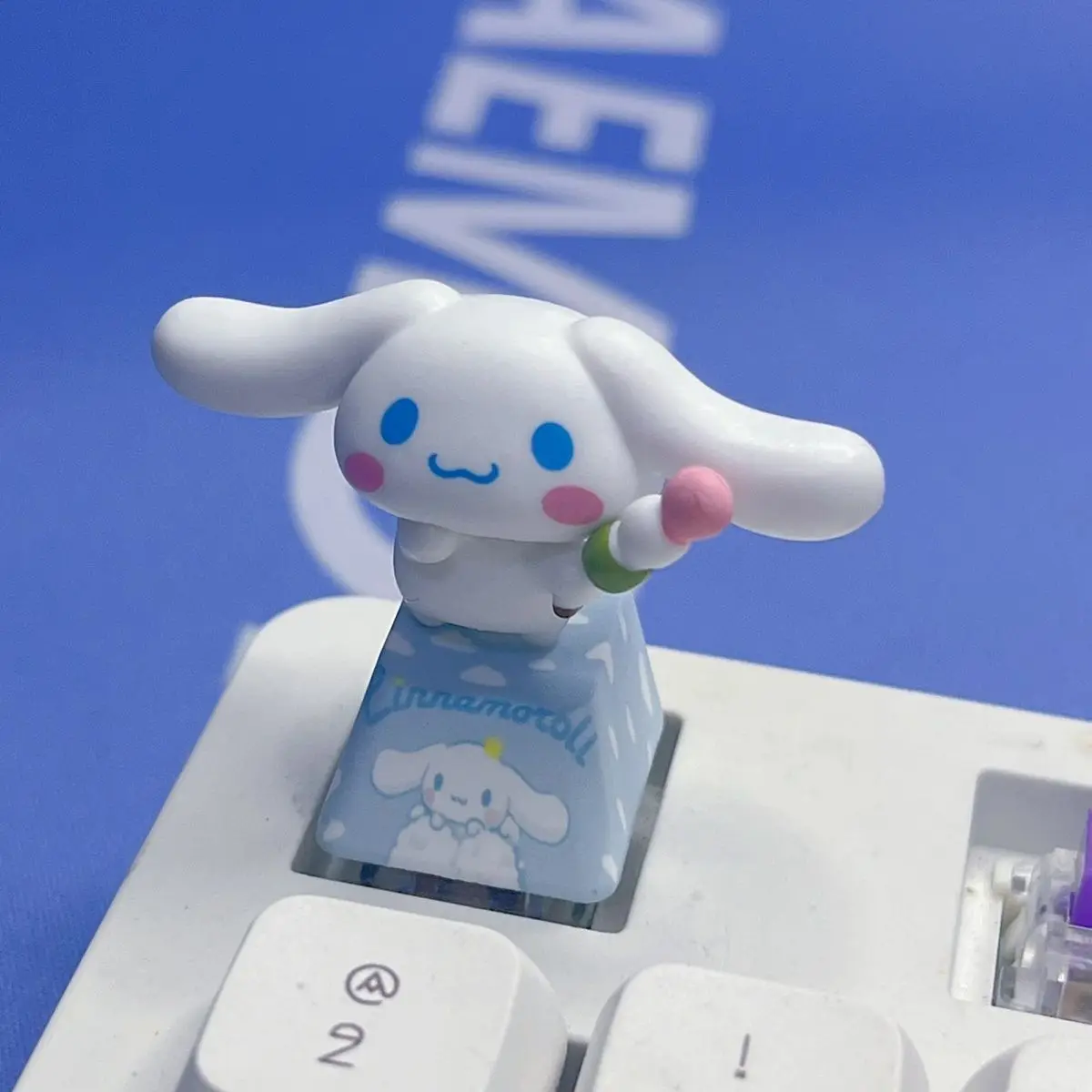 Anime-Cute-Cinnamoroll-Cartoon-Animals-Keycaps-For-Horizontal-Axis ...
