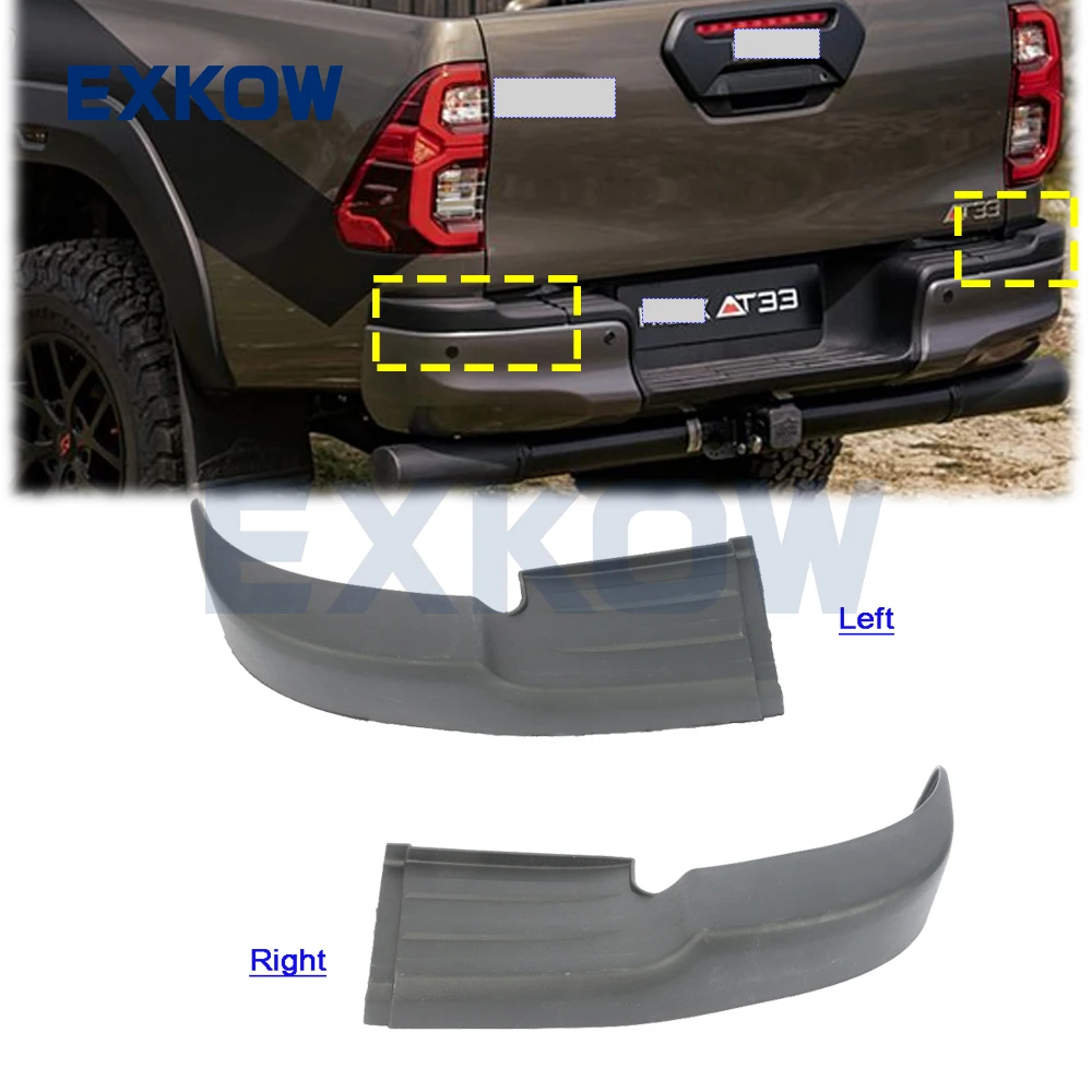 Rear Bumper Left/Right Plate for Toyota Hilux GUN125 GUN126 2015- 2020 ...