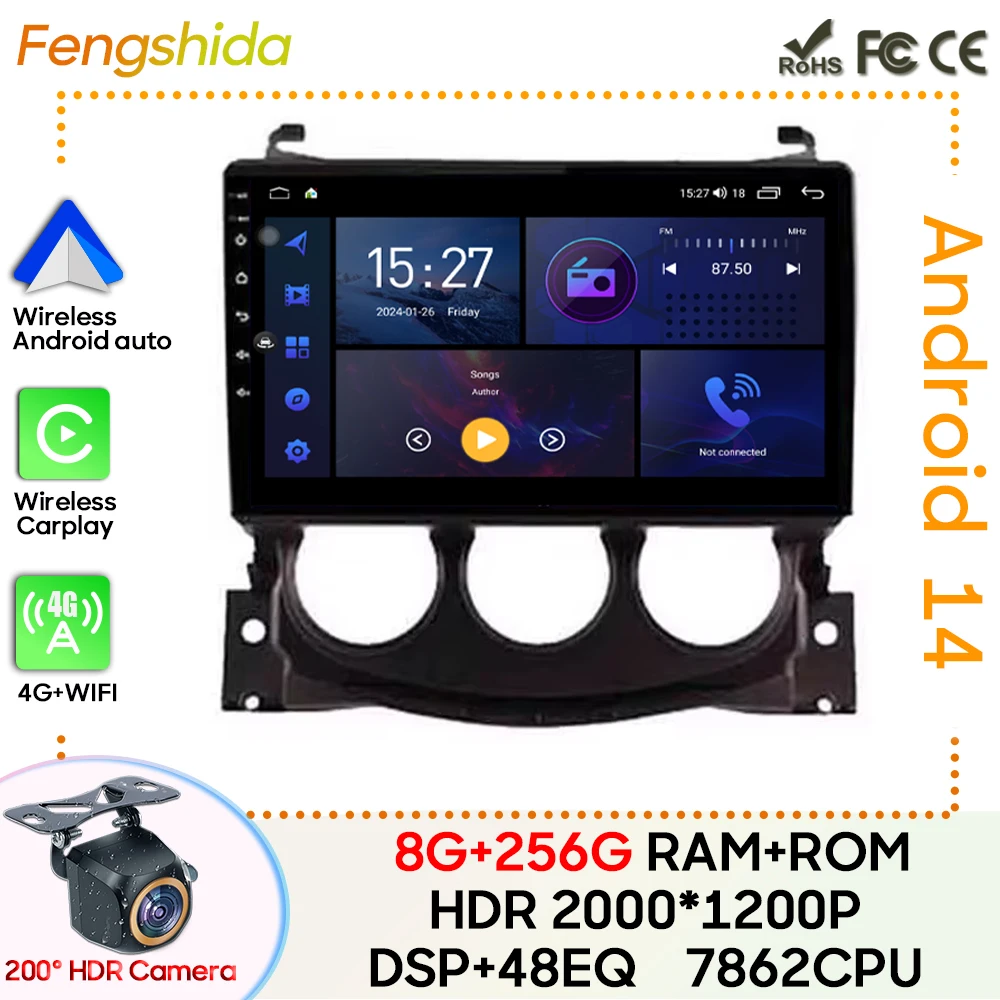 For-Nissan-370-Z-370Z-2009-2012-Car-Radio-Carplay-GPS-Navigation ...