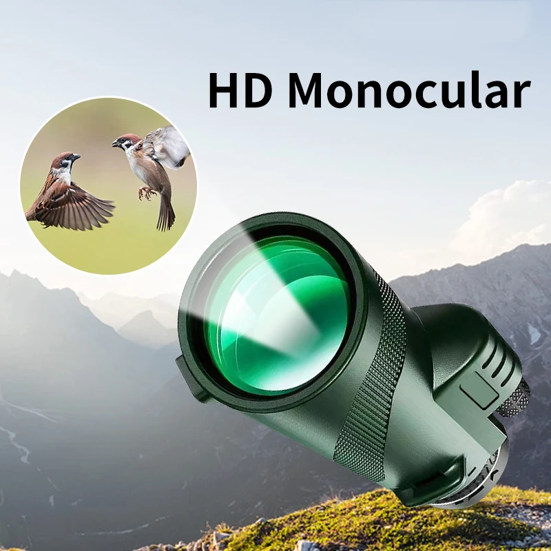 Monocular-80x100-High-Magnification-BAK4-Prism-MINI-Powerful-Telescope ...