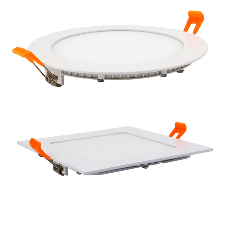 Ultra fino redondo LED Downlight, luz de painel, luz de teto embutida ...