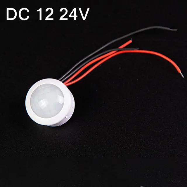DC 12V 24V PIR Sensor Detector Smart Switch 110V 220V LED PIR Infrared ...