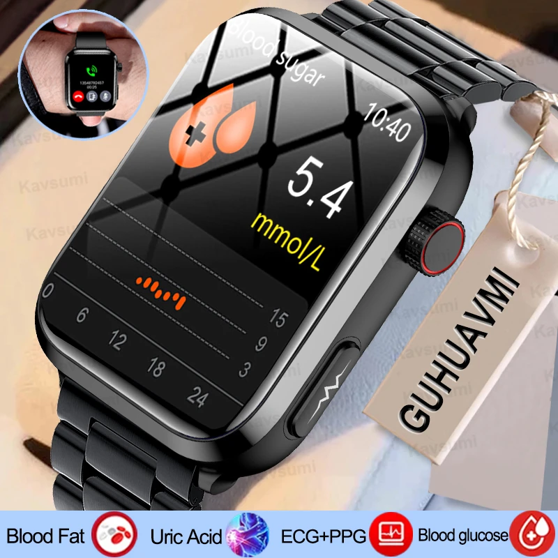 Rel-gio-Inteligente-de-Classe-M-dica-Pulseira-ECG-Temperatura-Corporal-Chamada-Bluetooth ...