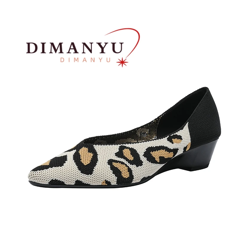 DIMANYU-Women-Dress-Shoes-Fashion-2024-New-Mesh-Cloth-Breathable-Wedge ...