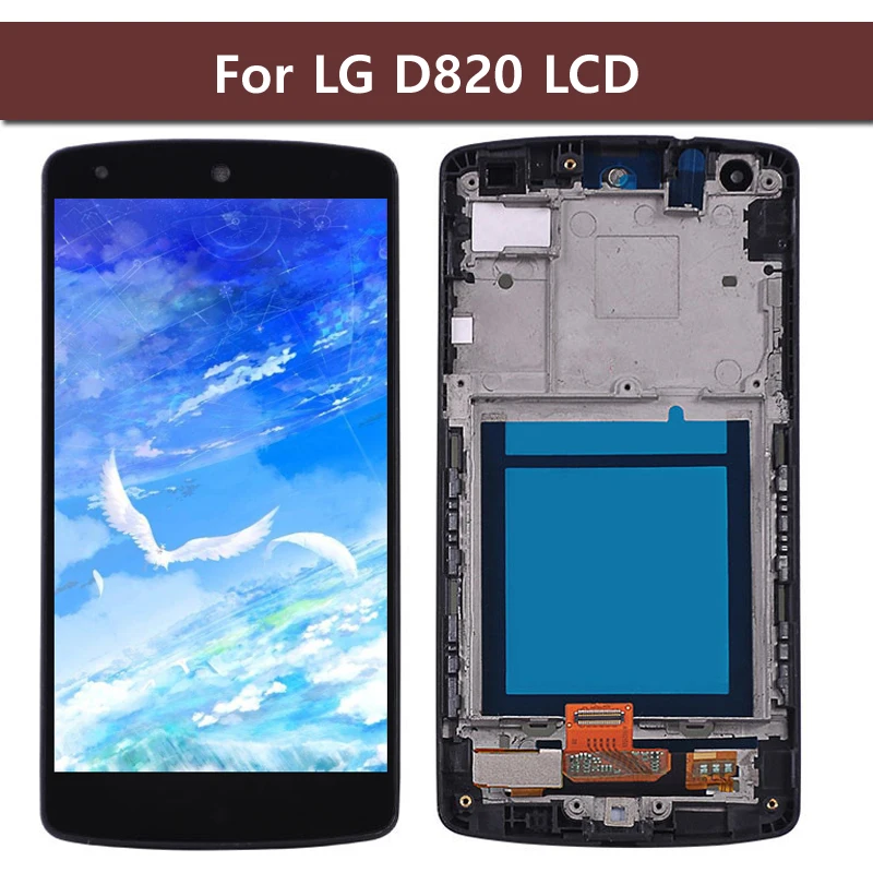 4.95" Original LCD Assembly For LG Google Nexus 5 D820 D821 LCD Display ...
