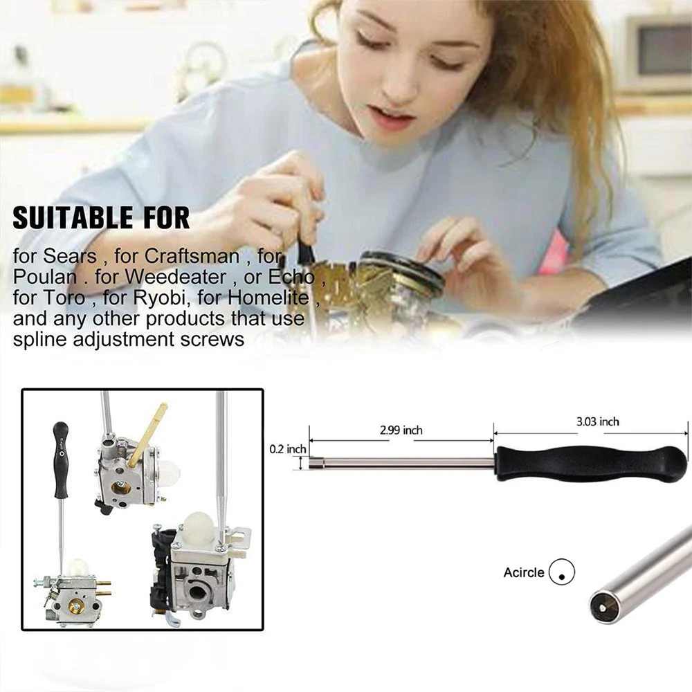 1PC Screwdriver Carburetor Adjustment Tool Screwdriver A Circle Design ...