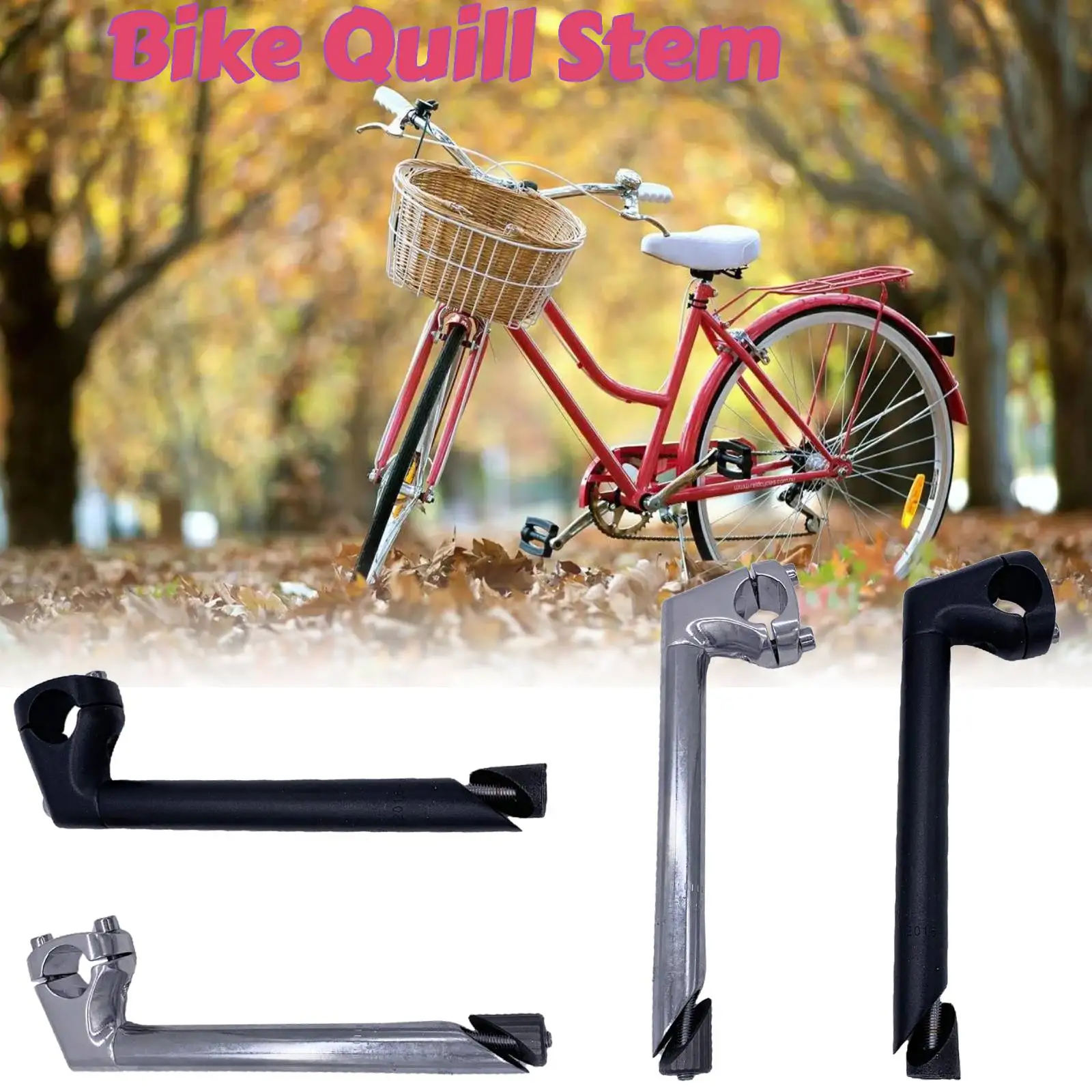 Bicycle-Stem-Bike-Quill-Stem-25-4mm-Handlebar-Folding-Handle-1Inch-Fork ...