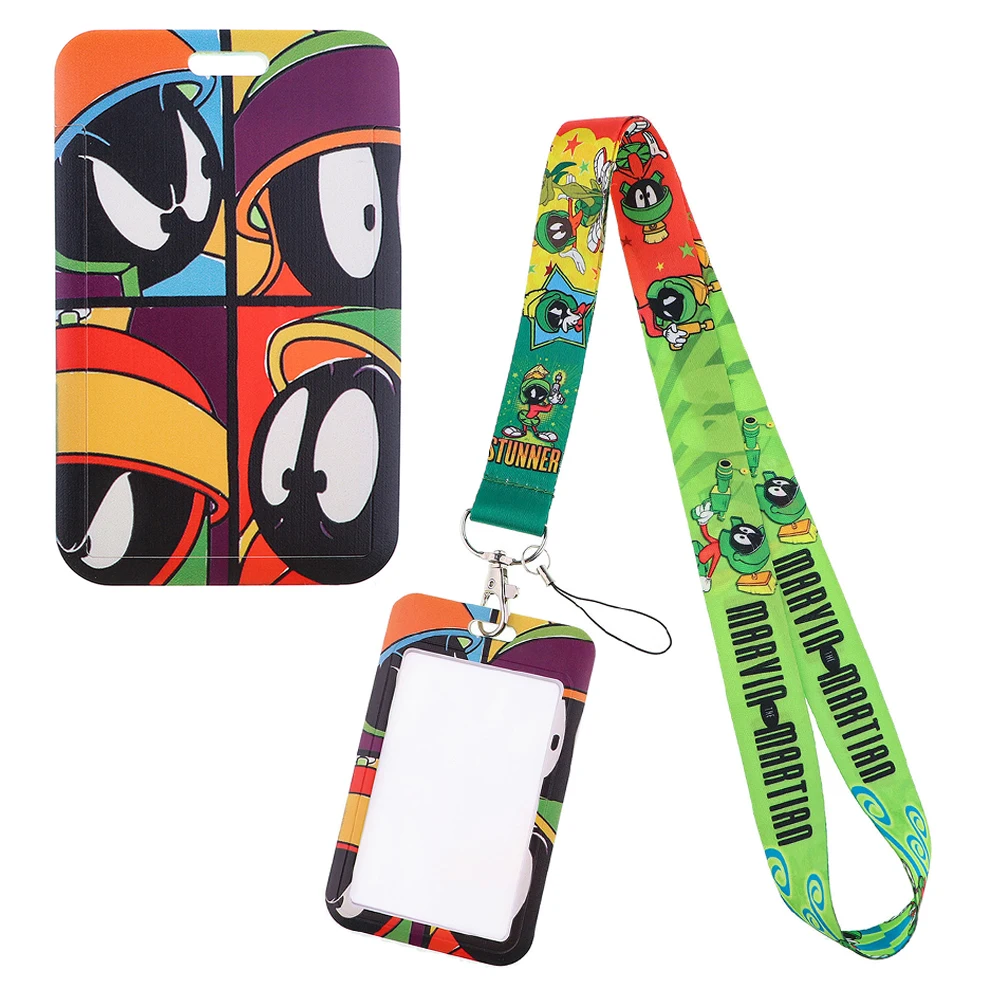 Anime Badge Holder | Anime Card Holder | Alien Neck Strap | Anime Neck ...
