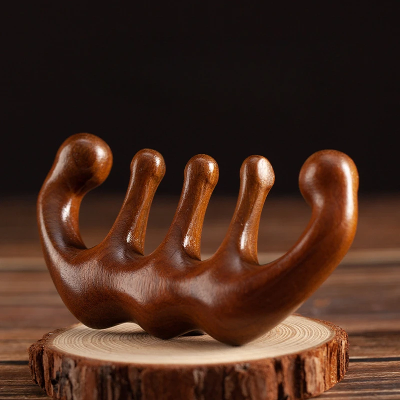 Sandalwood-Massage-Comb-Head-Meridian-Scalp-Comb-Face-Eye-Shoulder-Neck ...