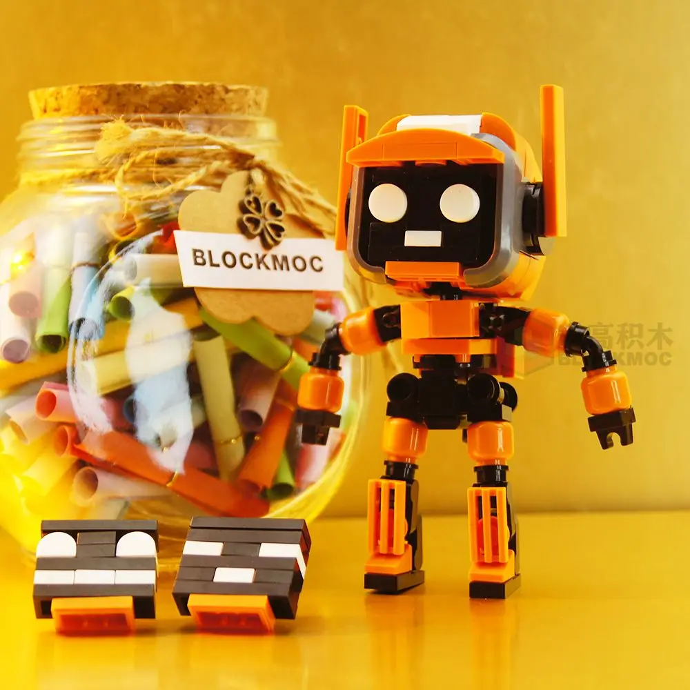 Cartoon Movie Love Death Robots Bricks Warrior Brickheadz Mecha Robot ...