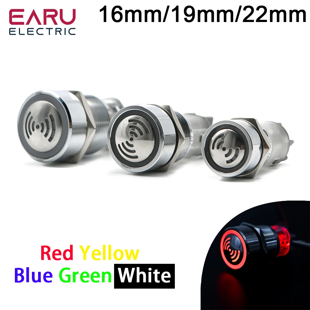 16MM-19MM-Metal-Sound-light-Buzzer-Waterproof-High-Decibel-Warning ...