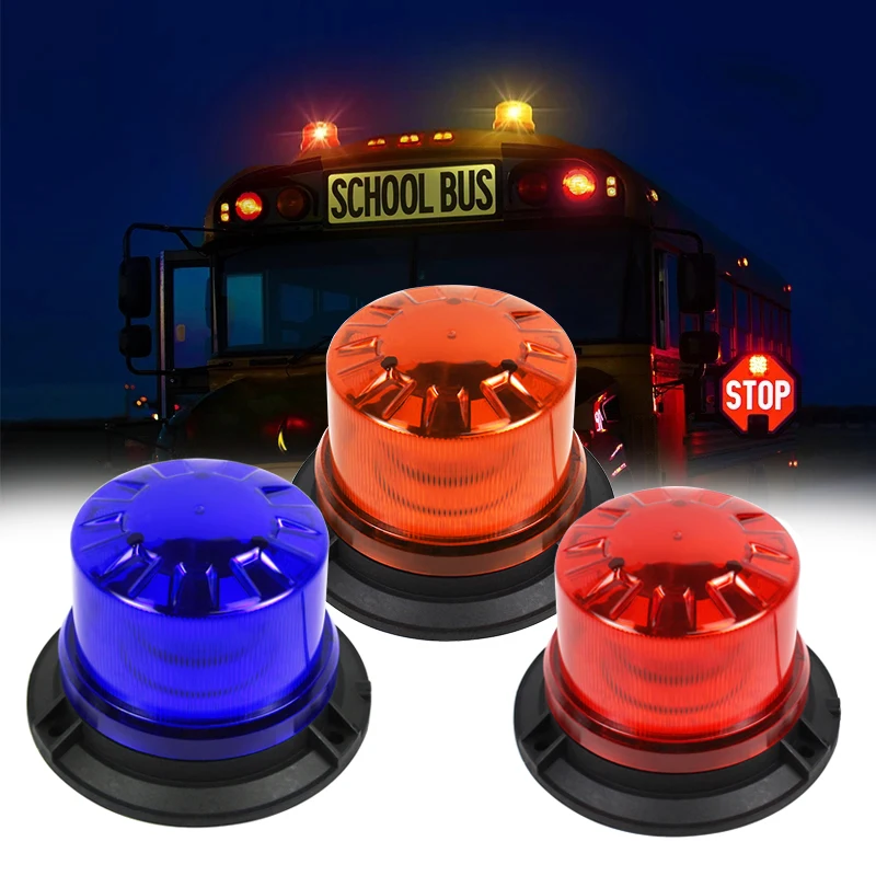 Amber-Blue-Red-24-LED-Car-Emergency-Strobe-Lights-Vehicles-Rooftop ...
