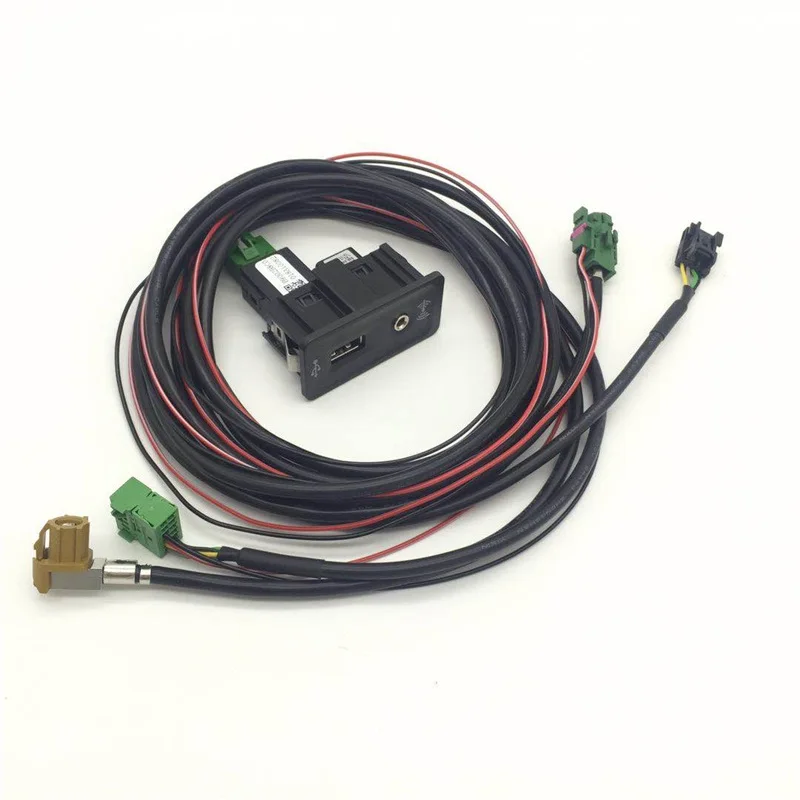 For VW Golf MK7 CarPlay media AUX MIB2 PRO USB AMI Install Plug Socket ...