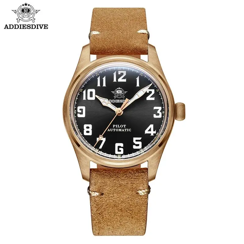 ADDIESDIVE-39mm-Men-Watches-CuSn8-Bronze-200M-Waterproof-Sapphire-Glass ...