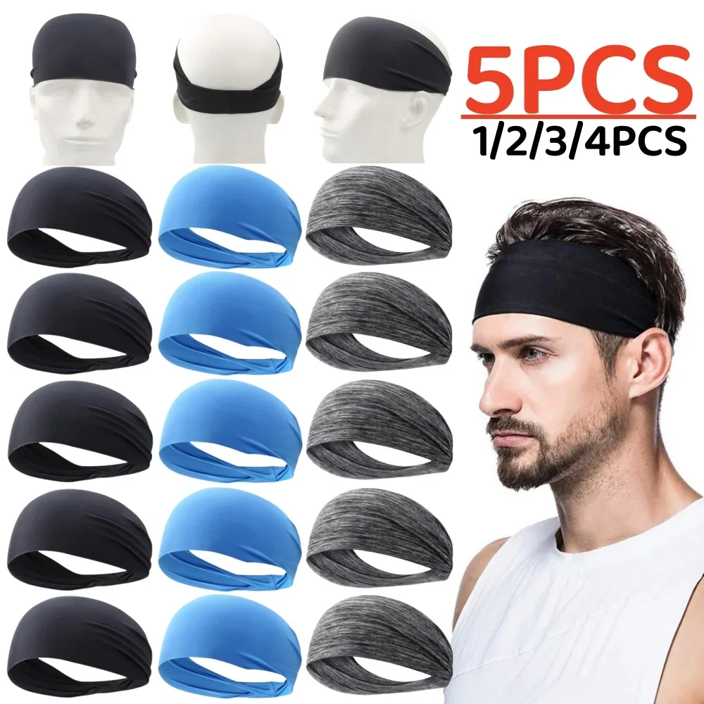 Elastic-Sports-Headbands-Sweat-Absorption-Headdress-Quick-Dry-Workout ...