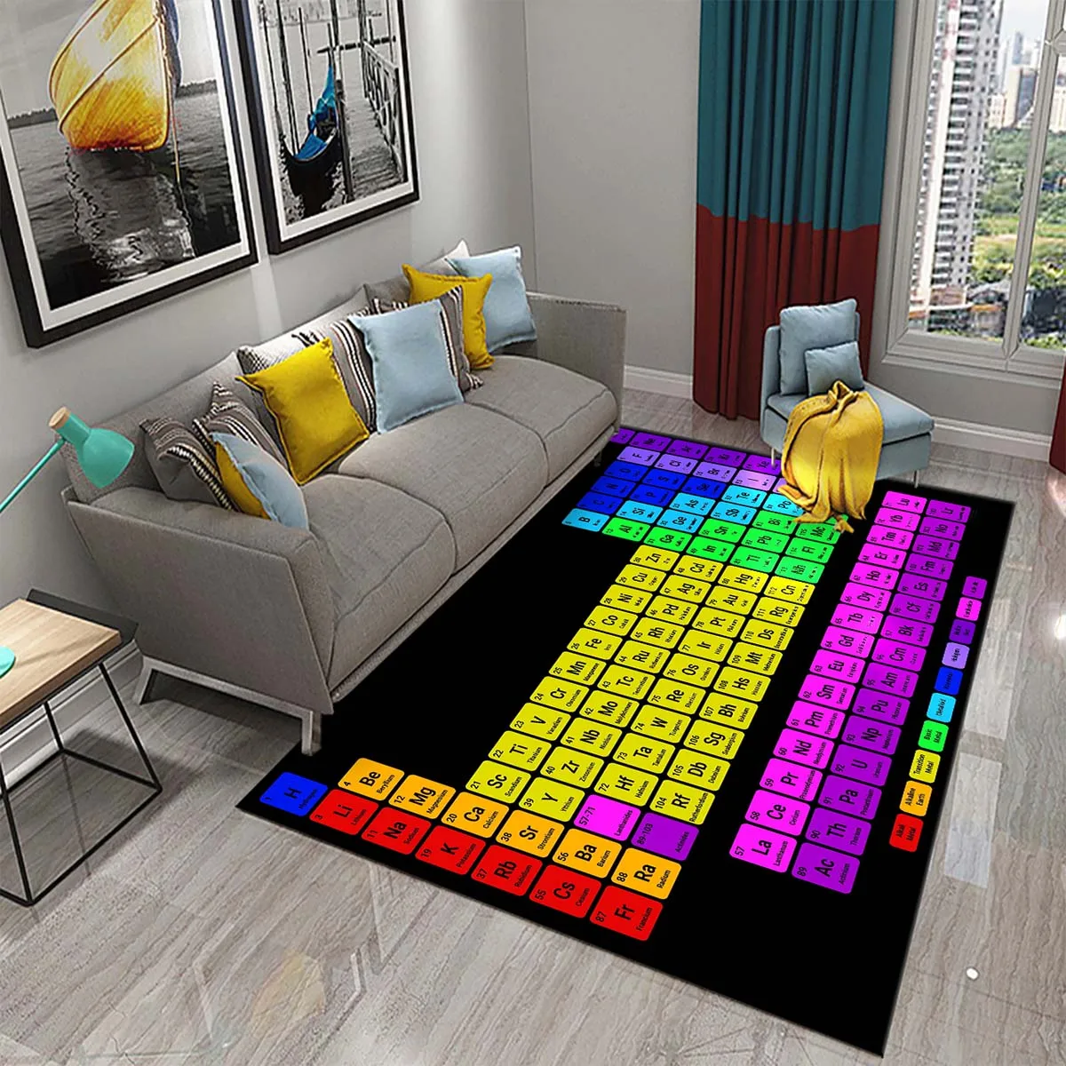 3D-Periodic-Table-of-Elements-Carpet-for-Living-Room-Students-Bedroom ...