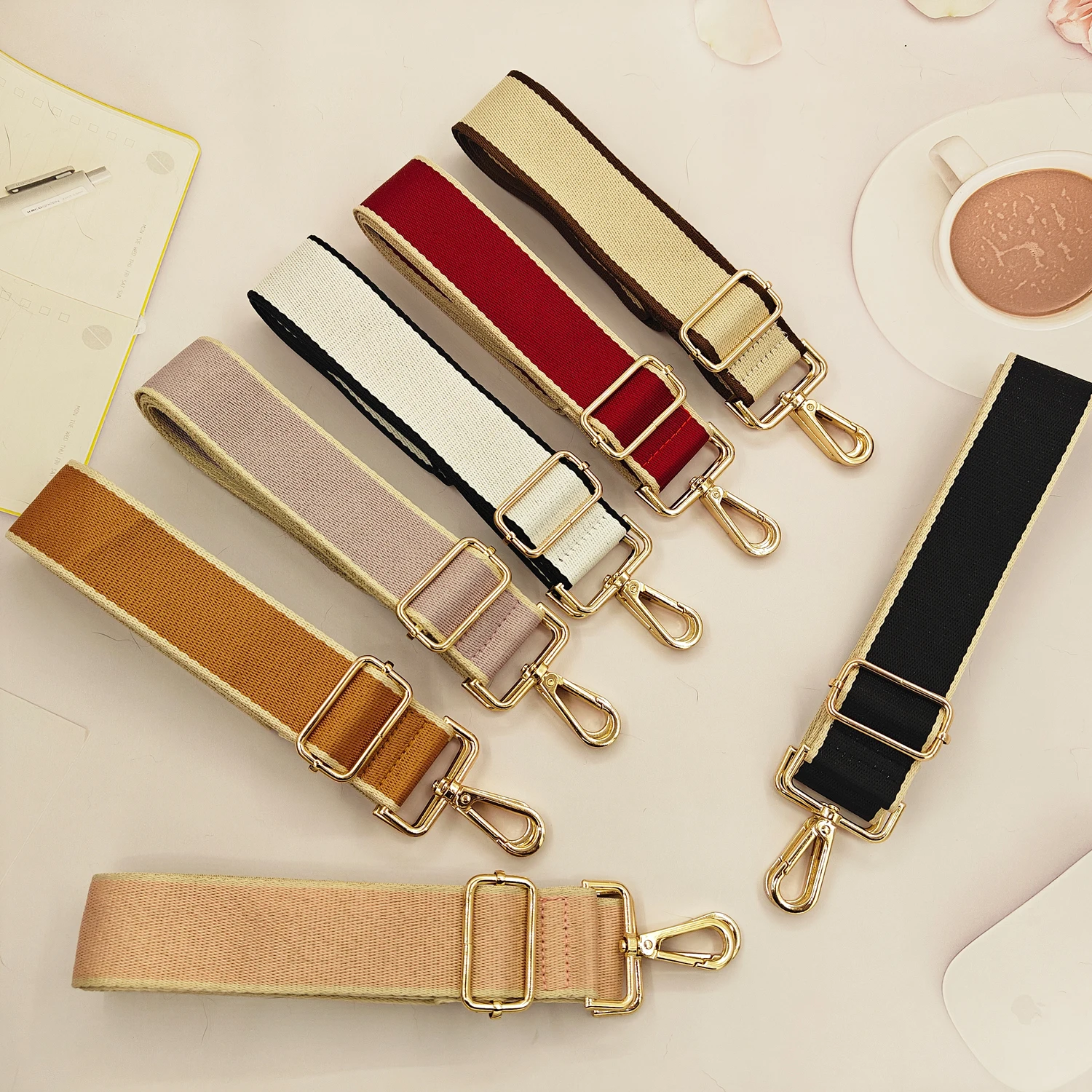 Versatile and minimalist shoulder strap, adjustable bag strap, portable ...