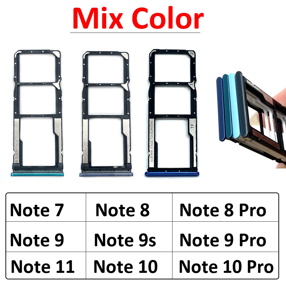 Bandeja de tarjeta SIM Dual Original, adaptador de soporte para Redmi ...