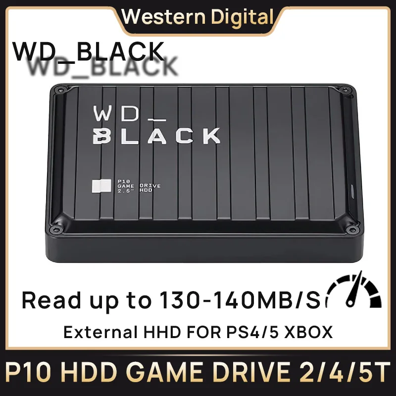 Western Digital WD Black P10 Game Drive 5TB 4T 2T External Mobile ...