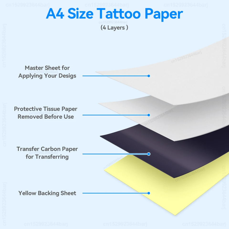 Thermal Transfer Paper 99/9/19pcs Tattoo Transfer Paper, Tattoo Stencil ...