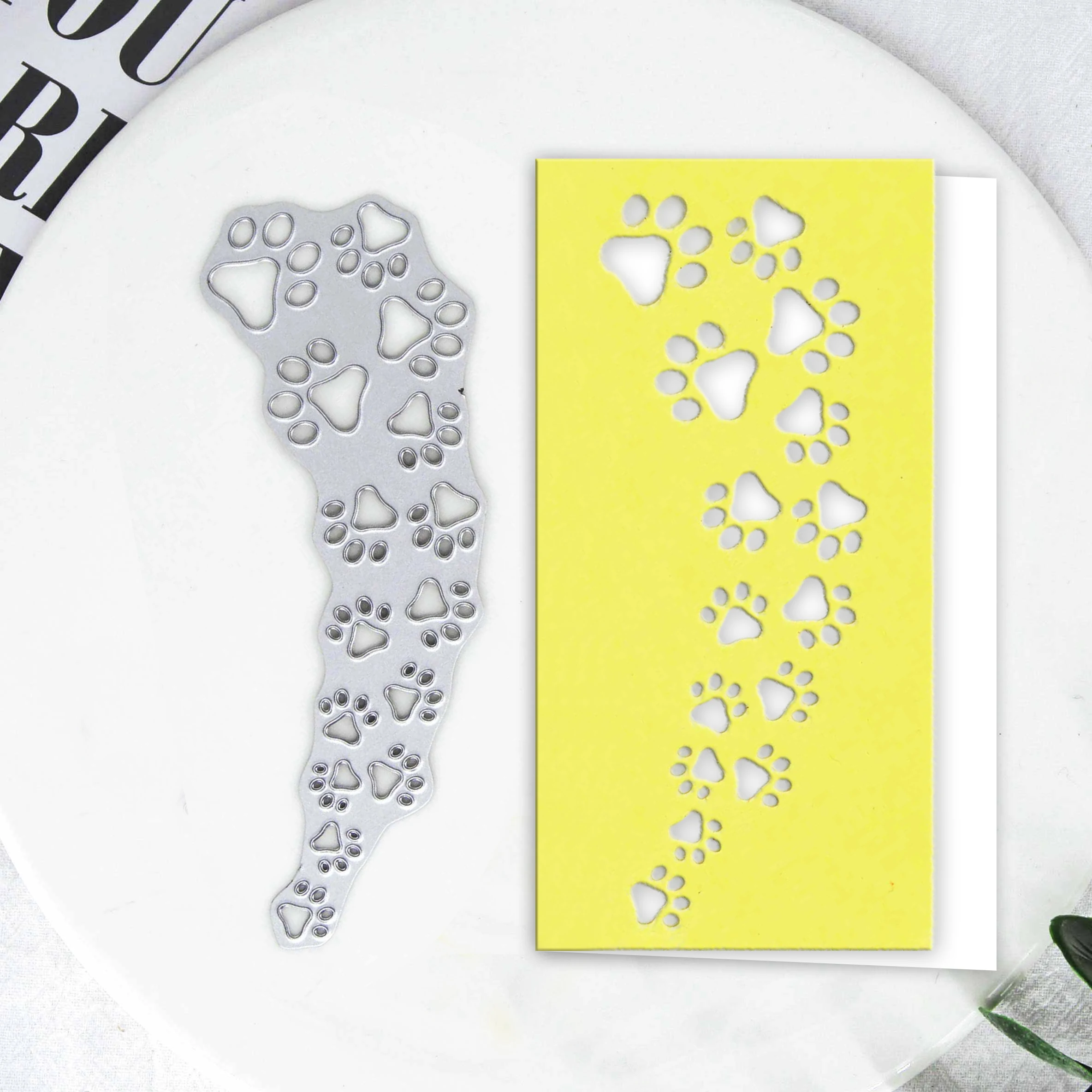 dog-footprint-paw-print-Metal-Cutting-Dies-Stencils-For-DIY ...