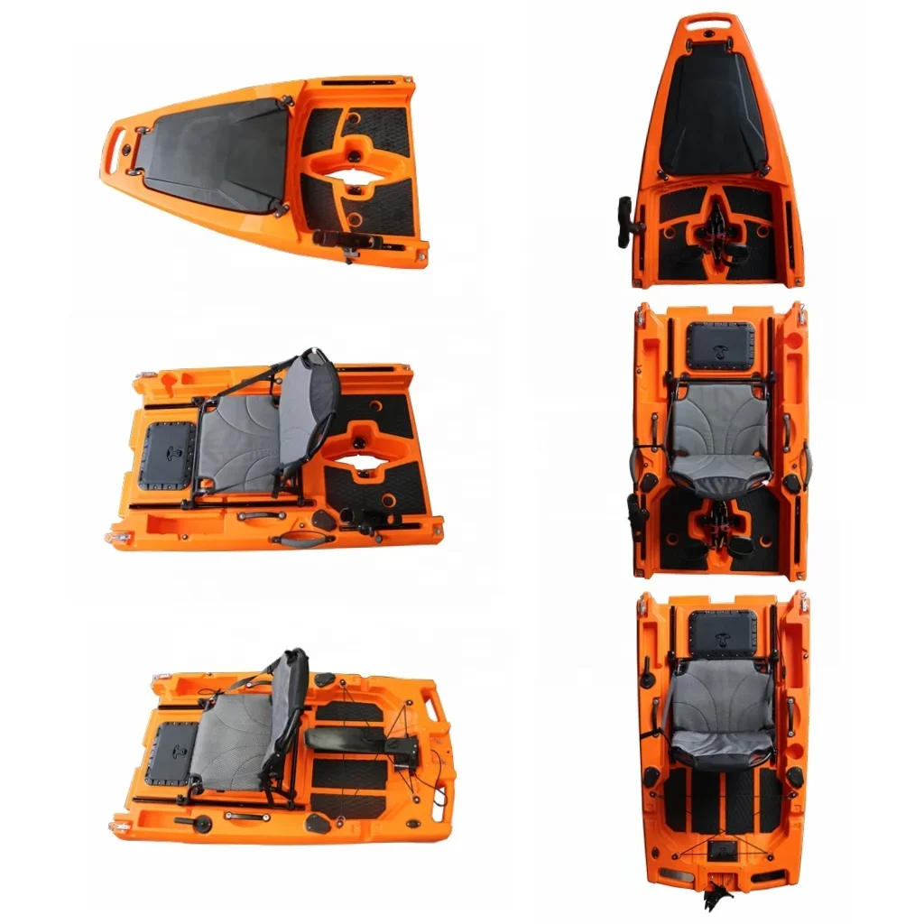 New Arrival 14FT Modular Fishing Fins Pedal Kayak 3 Section Detachable ...