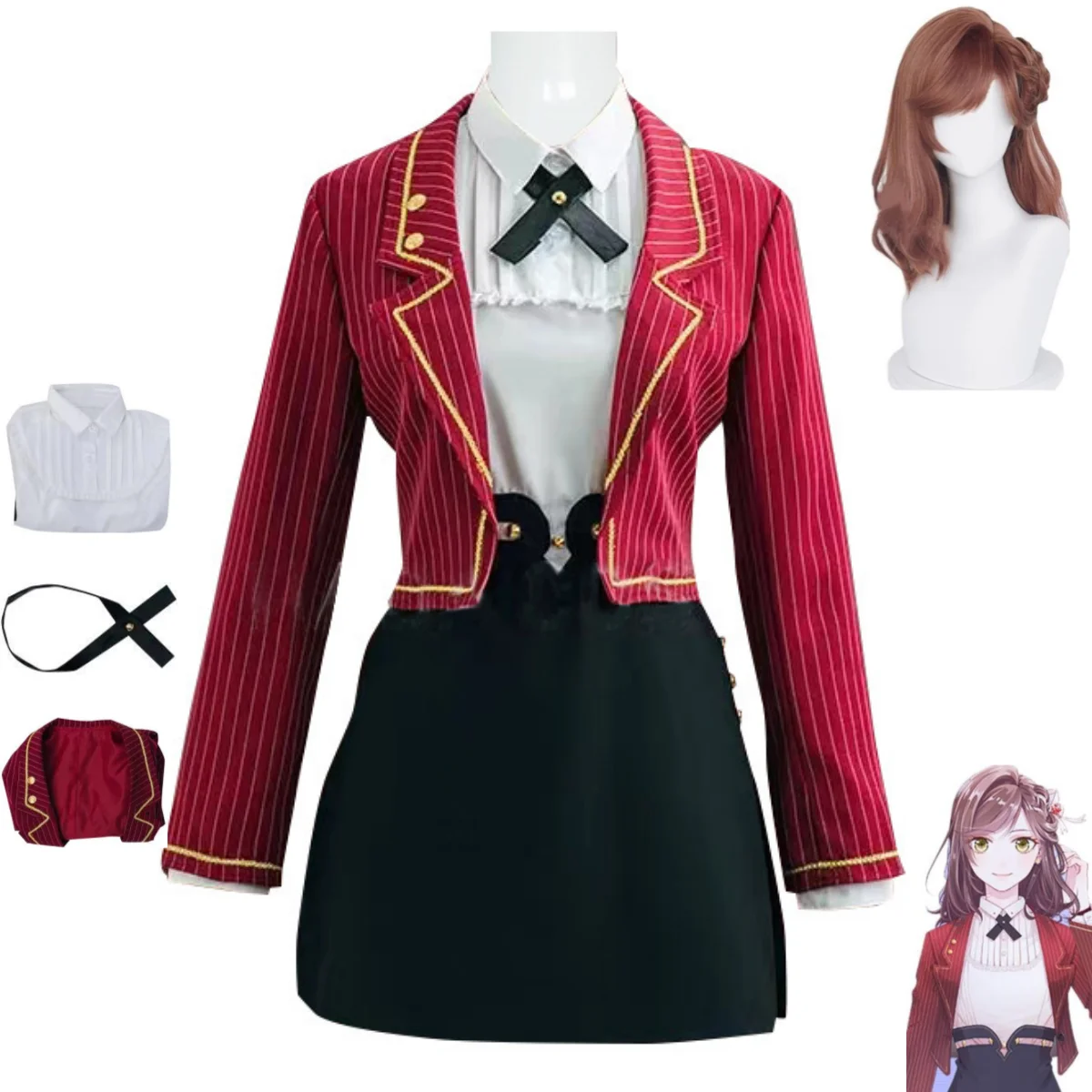 Anime Game Tears Of Themis Heroine Rosebush Cosplay Costume Lawyer ...