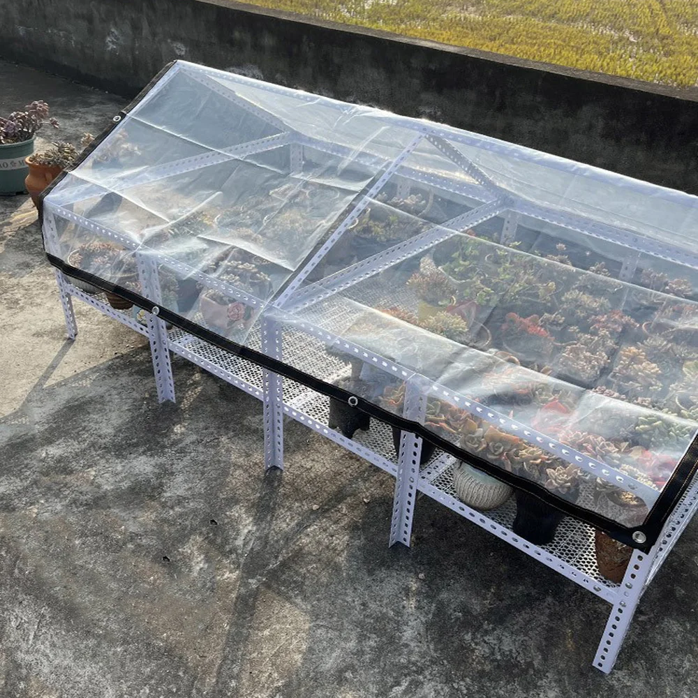 Tewango Custom Made Waterproof Tarp Transparent Film Windows Rain ...