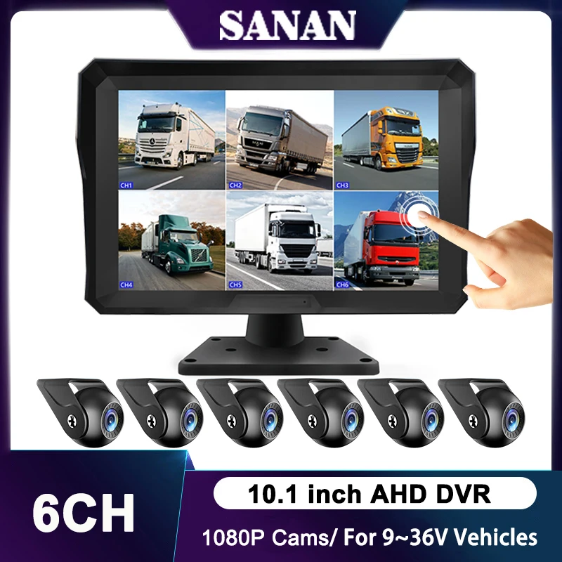 10-1-inch-6-Channel-Vehicle-Camera-Monitor-System-Touch-Screen-1080P ...