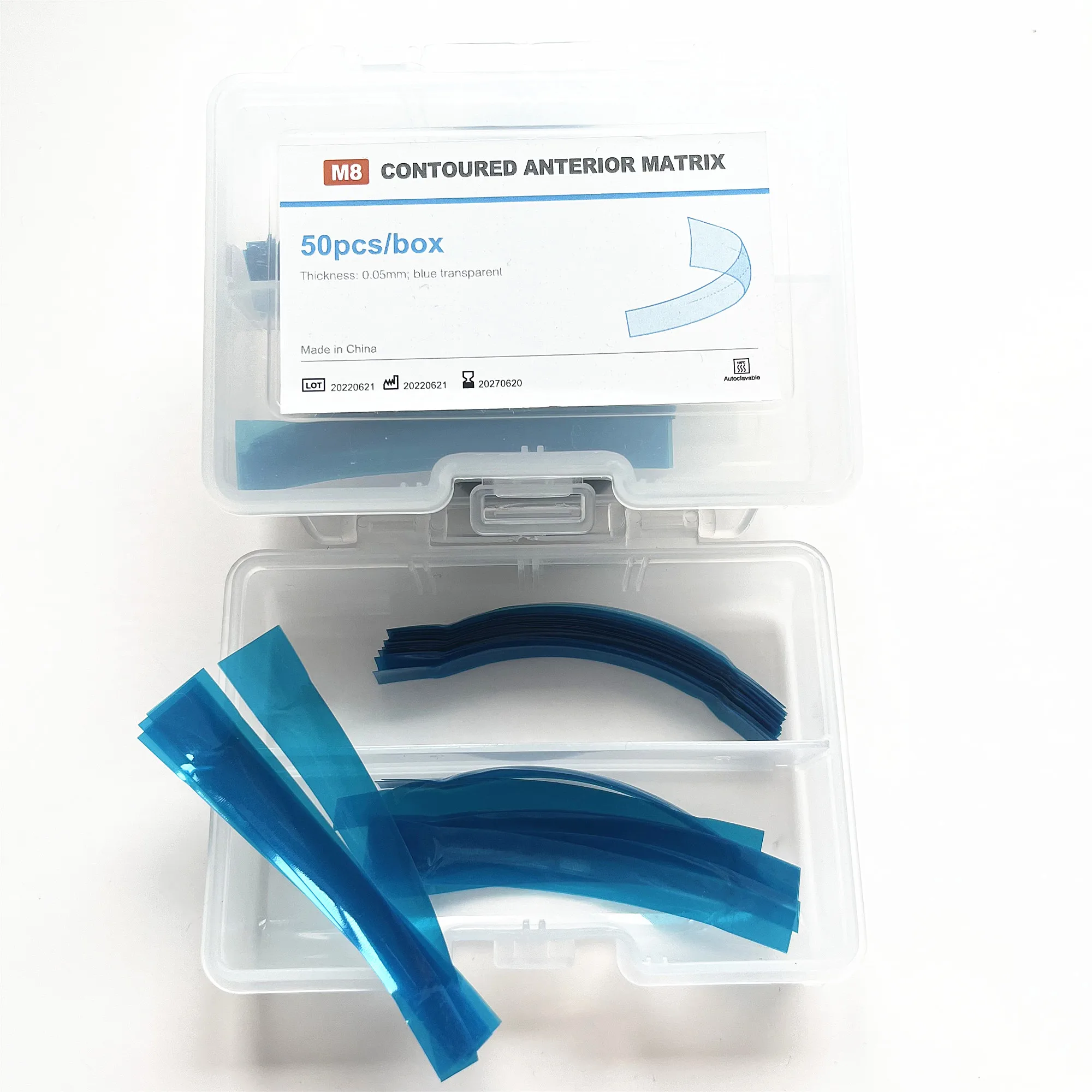 2box Dental Blue Strip Anterior Restoration Matrix Composite Resin ...