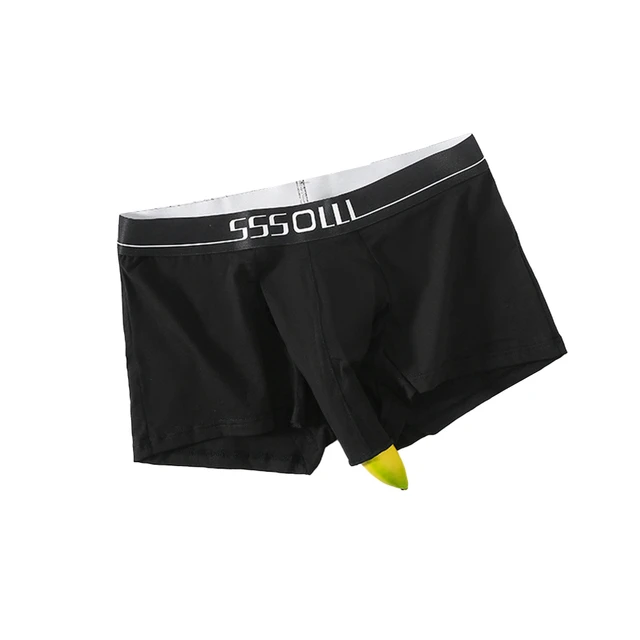 Boner In Boxer Briefs Black Grey