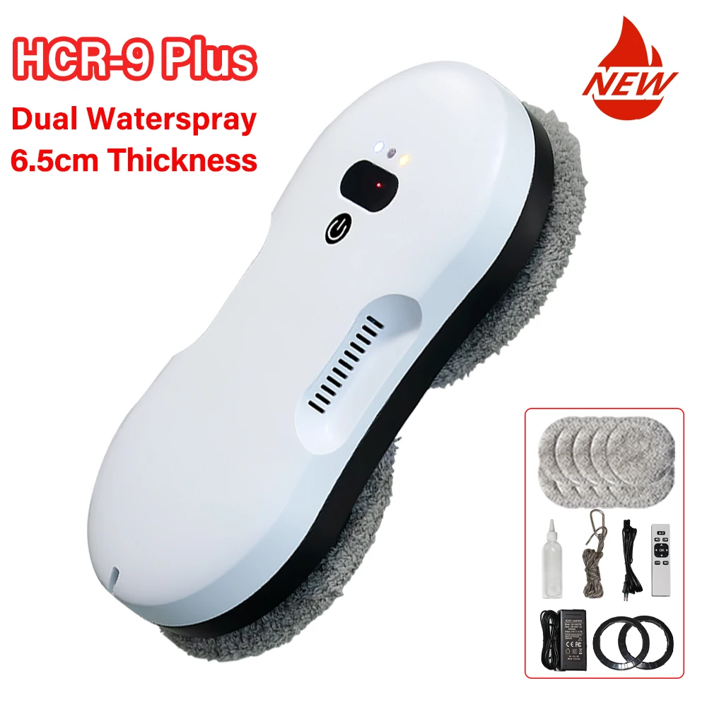 HCR-9 Plus Cleaning Robot Window Washer Electric Robot Window Cleaner ...