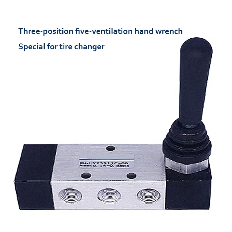 3-Position-5-Port-Air-Manual-Valve-Pneumatic-Control-Valve-5-3-Way-Hand ...