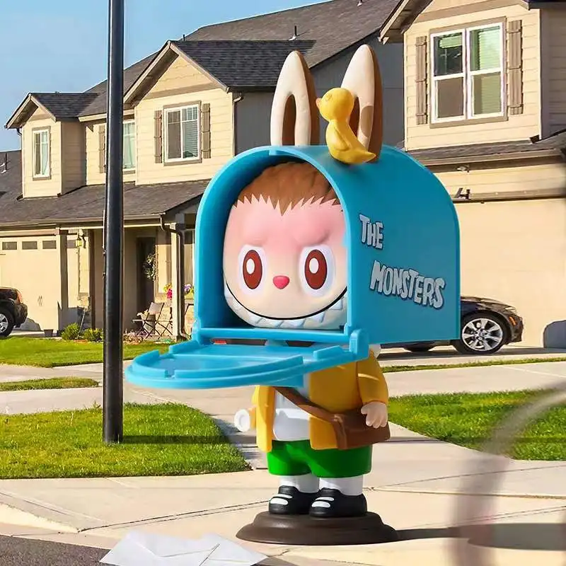 orginal pop mart anime figure THE MONSTERS LABUBU can't see me series ...