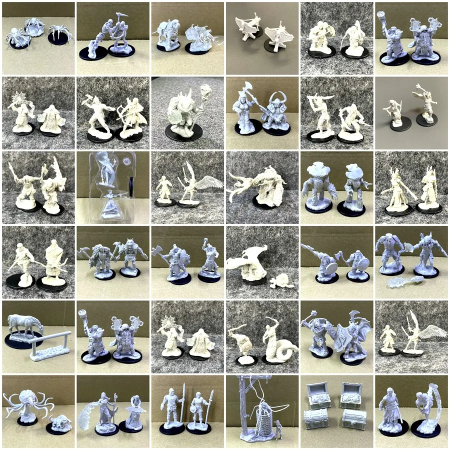 Lote-de-Skeletons-Dragonborn-Fighter-Orc-b-rbaro-Paladin-Warlock ...