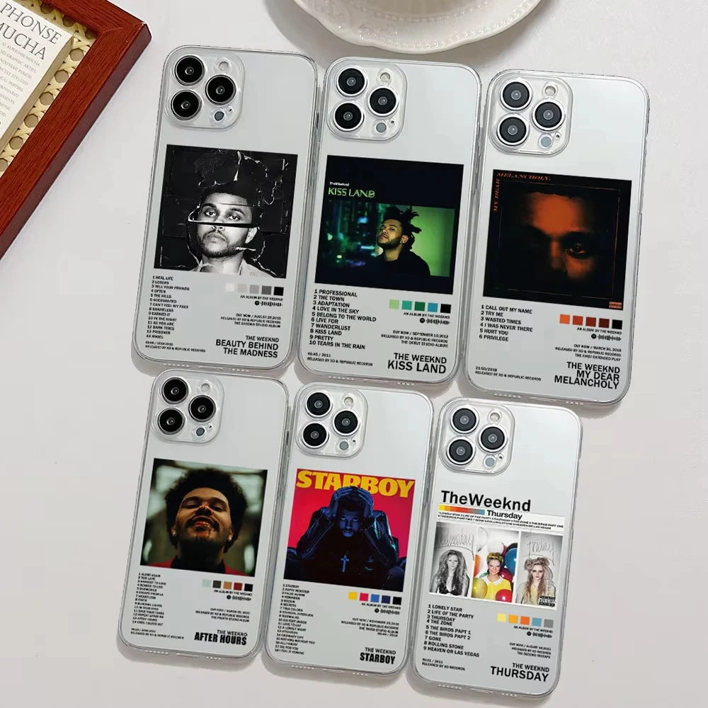 Funda-de-tel-fono-con-p-ster-minimalista-The-Weeknd-cubierta ...